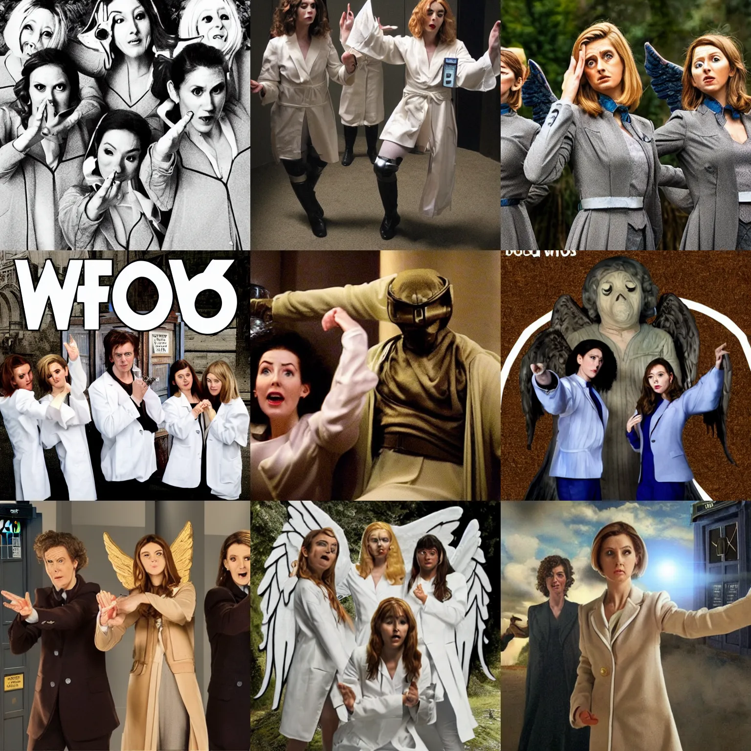 weepings angels from doctor who doing a dab | Stable Diffusion | OpenArt