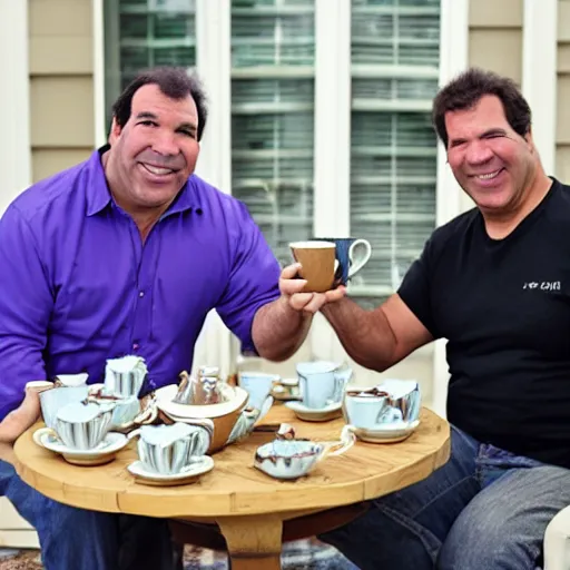 Phil Swift having a tea party | Stable Diffusion | OpenArt