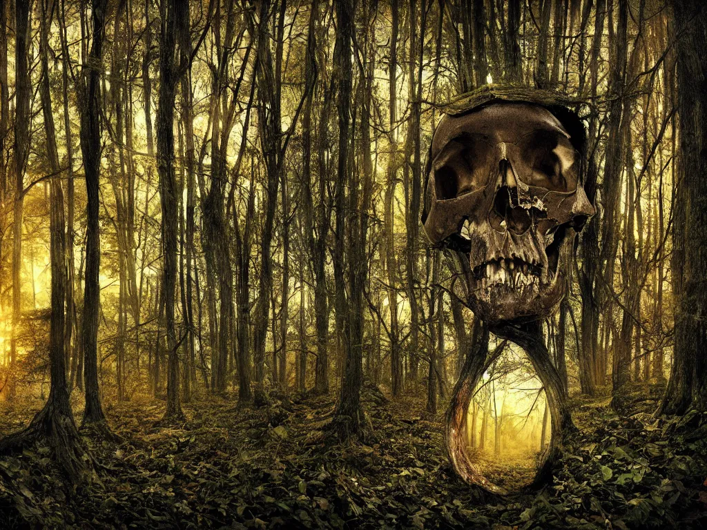 View from inside of a human skull, looking out at an | Stable Diffusion ...