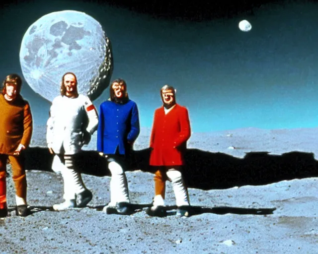 Monty python and the lunar excursion | Stable Diffusion | OpenArt