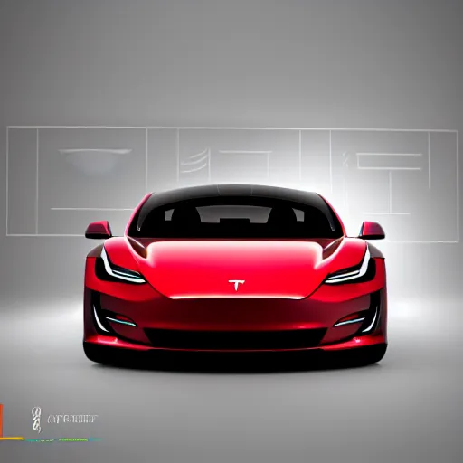 a beautiful tesla sportive car made in partnership | Stable Diffusion ...
