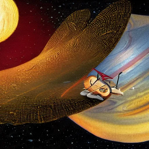 a mouse wearing clockwork wings flying through | Stable Diffusion | OpenArt