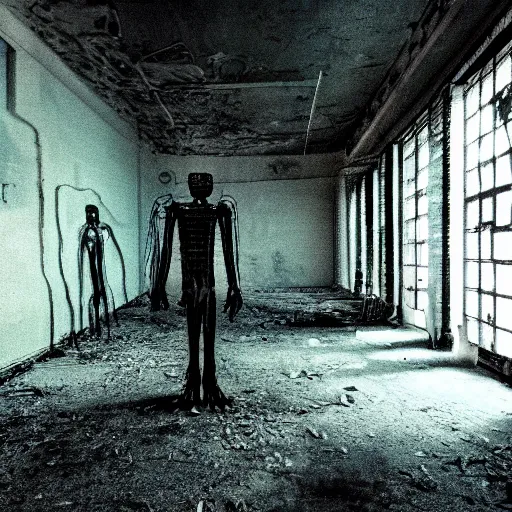 photograph of the interior abandoned soviet research | Stable Diffusion ...