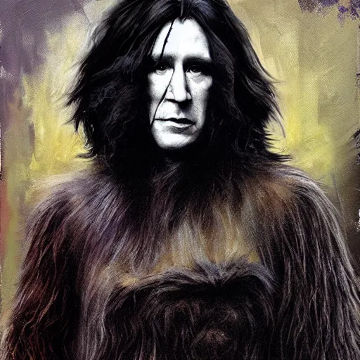 chad chewbacca severus snape by jeremy mann, mixing, | Stable Diffusion ...