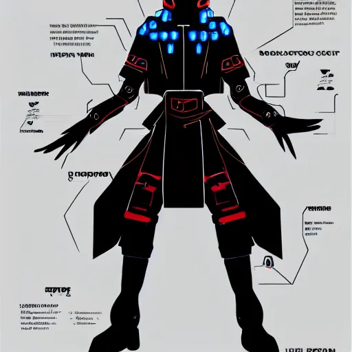 a cyberpunk + space opera warlock character design | Stable Diffusion ...