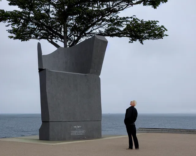 big statue of goose in standing pose by dieter rams at | Stable ...