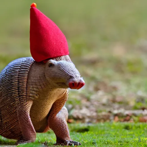 and armadillo wearing a red hat | Stable Diffusion | OpenArt