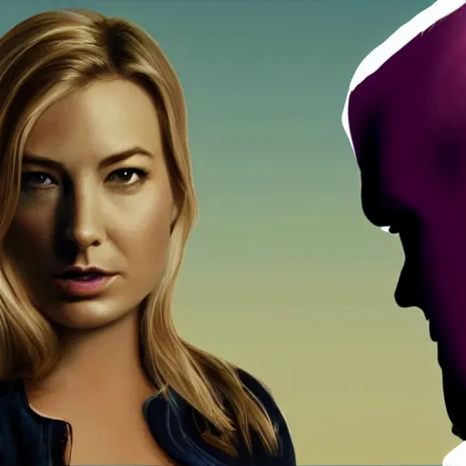 emily vancamp with purple skin and hair fighting ryan | Stable ...