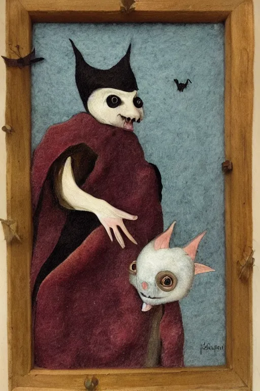 silly hieronymus bosch creature. framed oil painting | Stable Diffusion | OpenArt