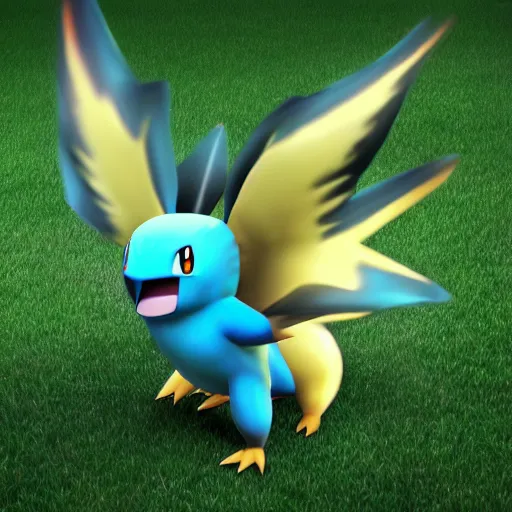 Ultra realistic pokemon polywhirl trending deviant art | Stable ...