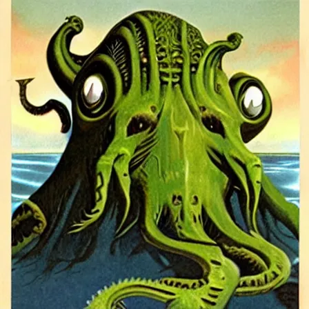art by roger dean. cute cthulhu icon avatar | Stable Diffusion | OpenArt