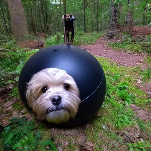 spherical dog trail cam footage | Stable Diffusion | OpenArt