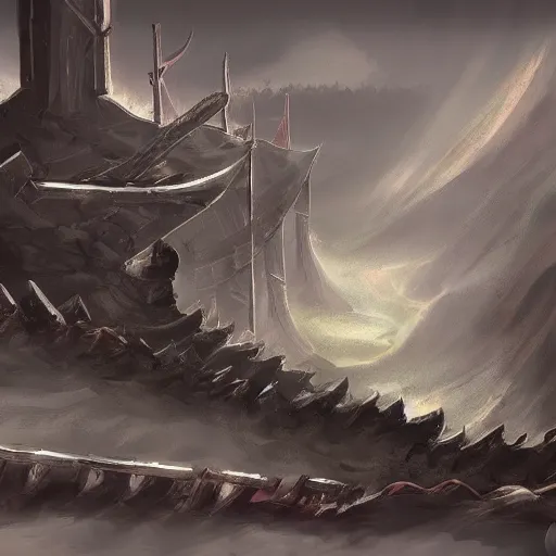 a pile of swords, arena background, concept art by | Stable Diffusion ...