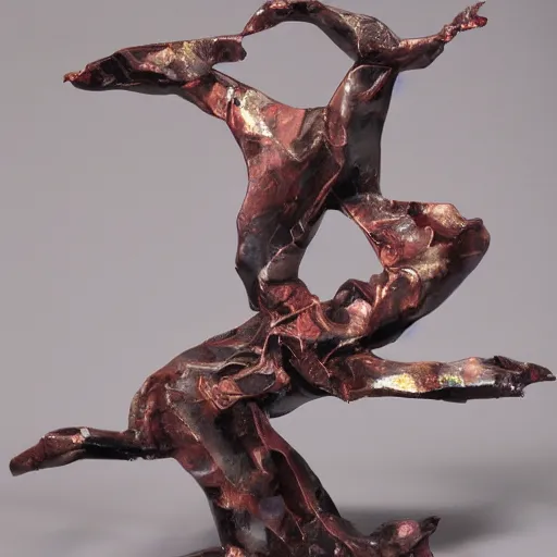 disfigured figure, contorted limbs, abstract sculpture | Stable ...