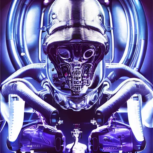 ice sculpture by h. r. giger, victoria frances, | Stable Diffusion ...