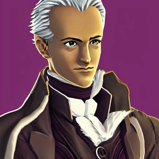 PSX JRPG character portrait of a necromancer Alexander | Stable ...