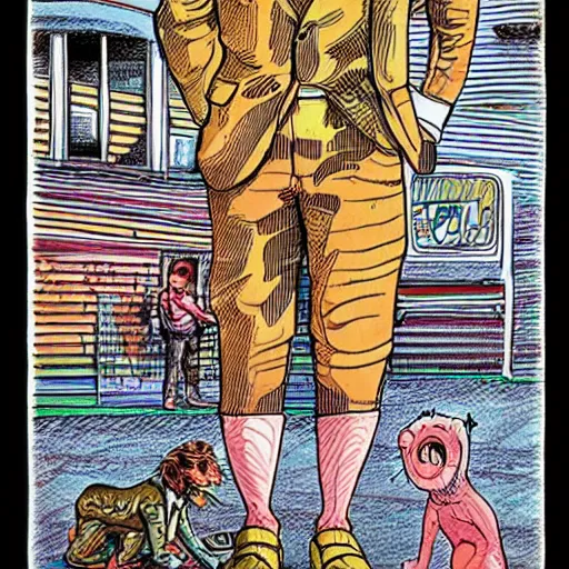 The Artwork of R. Crumb and his Cheap Suit Engineer, | Stable Diffusion ...
