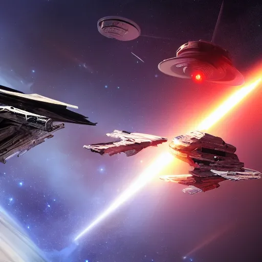 space battle between earth and mars, scifi, highly | Stable Diffusion