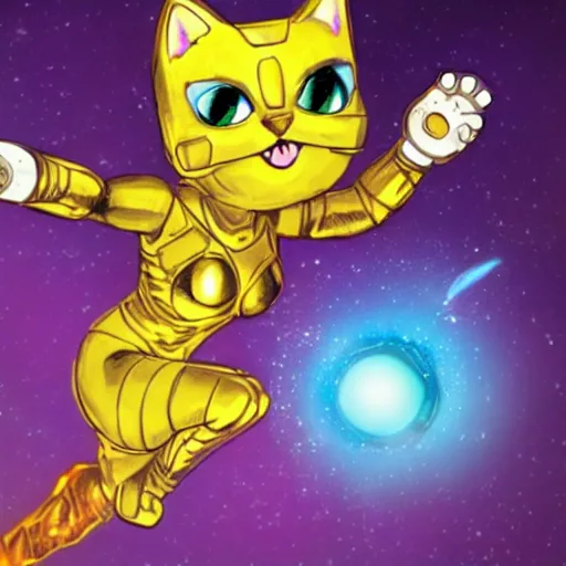 A high quality photo of Jinx the cat wearing the | Stable Diffusion ...