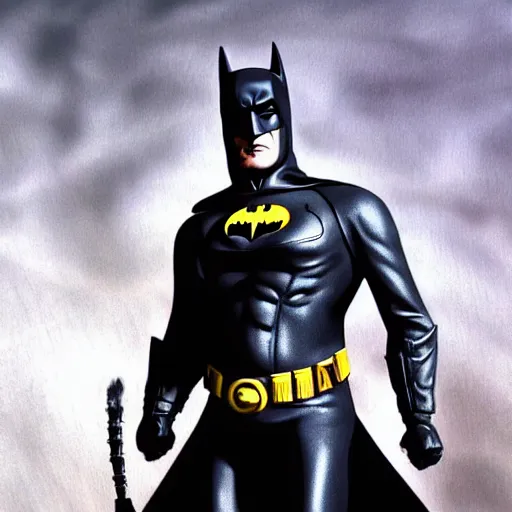 Bruce Campbell playing as batman, hyper realistic, HD, | Stable ...
