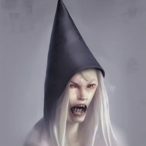 portrait of a derpy vampire with severe strabismus | Stable Diffusion