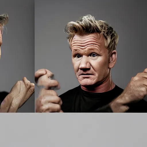 gordon ramsay versus neil patrick harris, focused, | Stable Diffusion ...