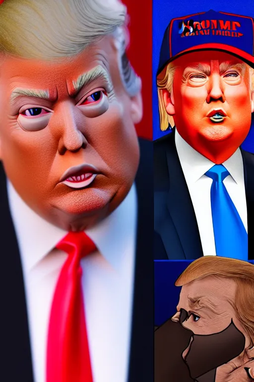smooth donald trump, photorealistic, highly detailed, | Stable ...