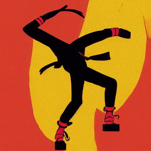 digital art of dancing ninja sunset in the style of | Stable Diffusion ...