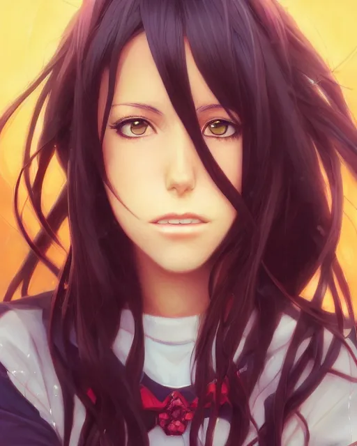 anime portrait of Alanis Morissette by Stanley Artgerm | Stable ...