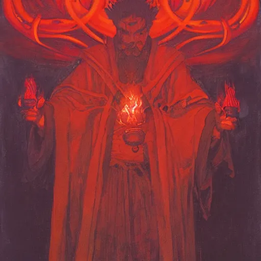 king of Hell and the fiery flesh-walled underworld | Stable Diffusion | OpenArt