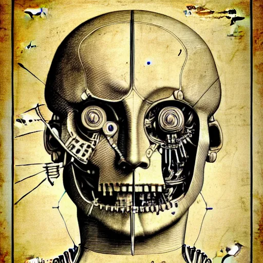 Leonardo Davinci sketch of the inner workings of a | Stable Diffusion ...
