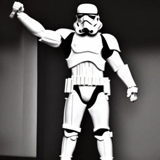 Arnold Schwarzenegger as a stormtrooper bodybuilding | Stable Diffusion ...