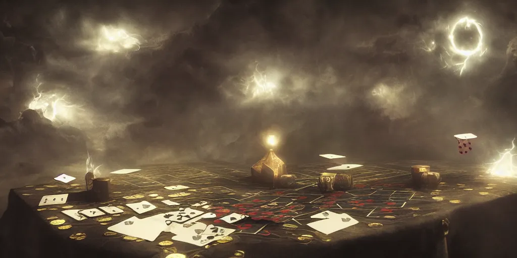 whirlwind of tarot cards, playing cards, playing | Stable Diffusion ...