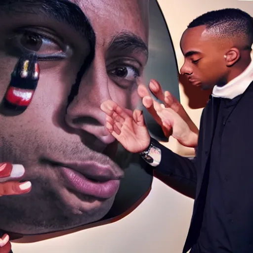 anthony fantano praying to a picture of playboi carti | Stable ...