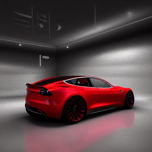 a beautiful tesla sportive car made in partnership | Stable Diffusion ...