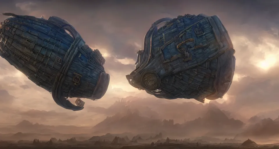 An epic fantasy comic book style landscape painting of | Stable ...