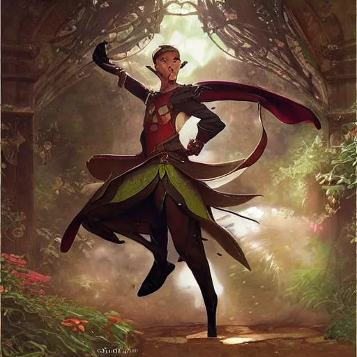 elf elezen male doing the shuffle dance by Stanley | Stable Diffusion ...