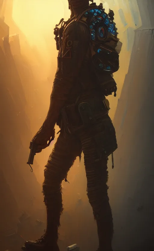 cop of apocalypse from disco elysium, concept art by | Stable Diffusion ...