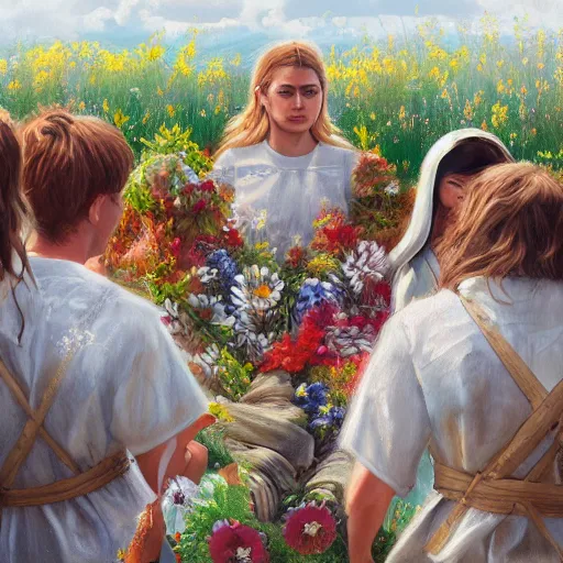 midsommar 5, oil painting, ultradetailed, artstation, | Stable ...