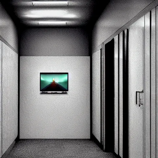 a beautiful complex painting of a security office with | Stable ...