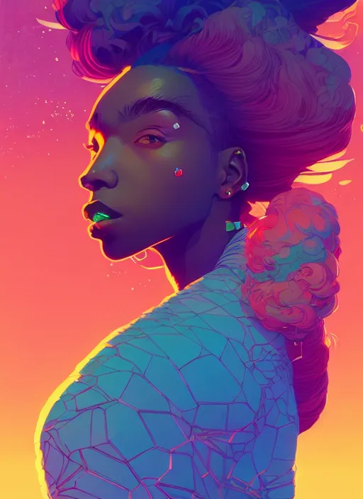 portrait of sza, epic, anime, artstation winner by | Stable Diffusion ...