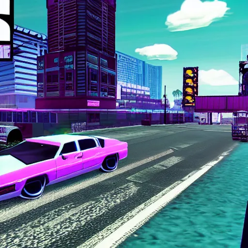 gta loading game, vaporwave | Stable Diffusion | OpenArt