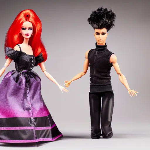 Brand new goth Barbie and Ken doll prototype by Mattel | Stable ...