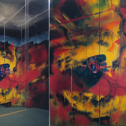 the physical impossibility of death, in a brutalist | Stable Diffusion ...