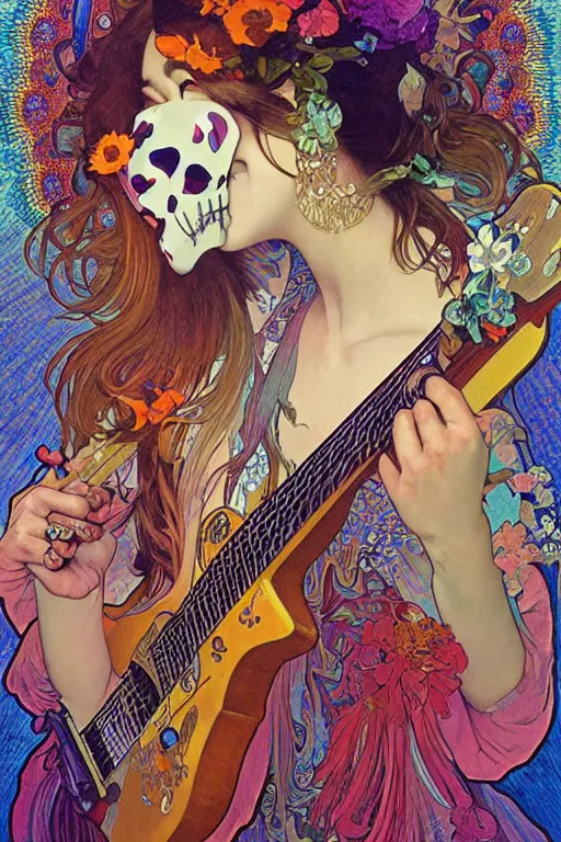 realistic detailed psychedelic poster art of a cute | Stable Diffusion ...
