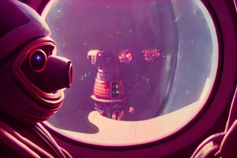 a close up shot of pepe inside a spaceship, wadim | Stable Diffusion ...