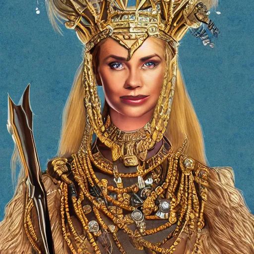 Queen Sorais from the movie Allan Quatermain and the | Stable Diffusion