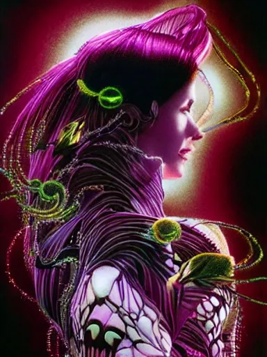 a dream divided by zero : : orchids, fiber - optics, | Stable Diffusion