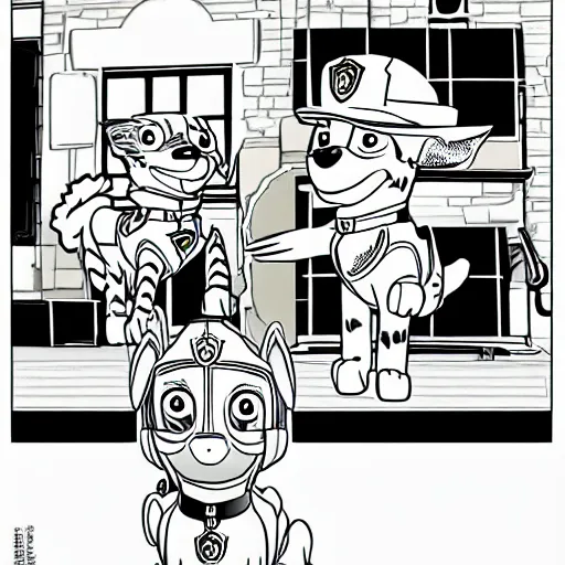 paw patrol's Skye rescues a pickle from Mayor | Stable Diffusion | OpenArt