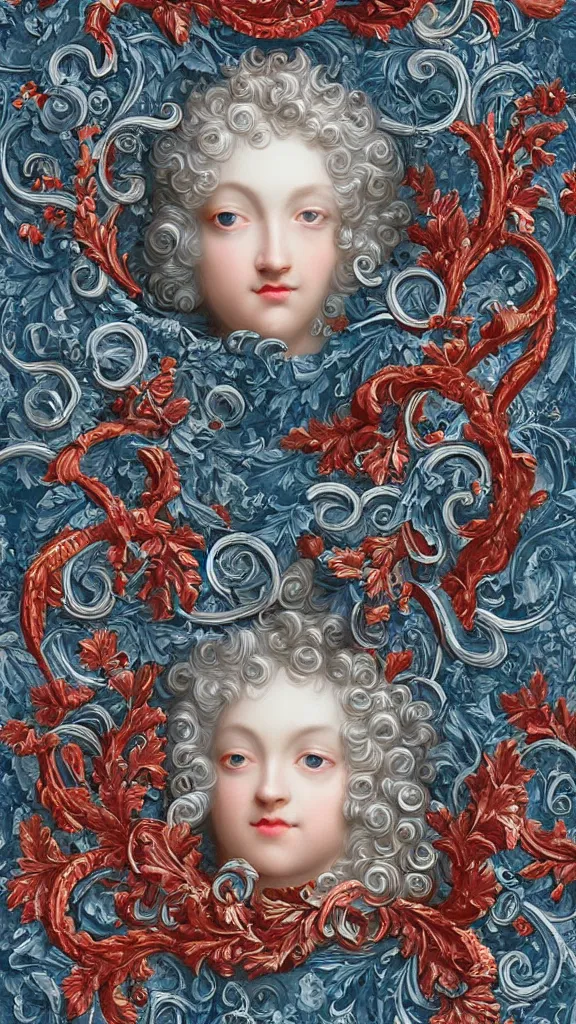 Rococo + Scrollwork + Full of silver layers + | Stable Diffusion | OpenArt